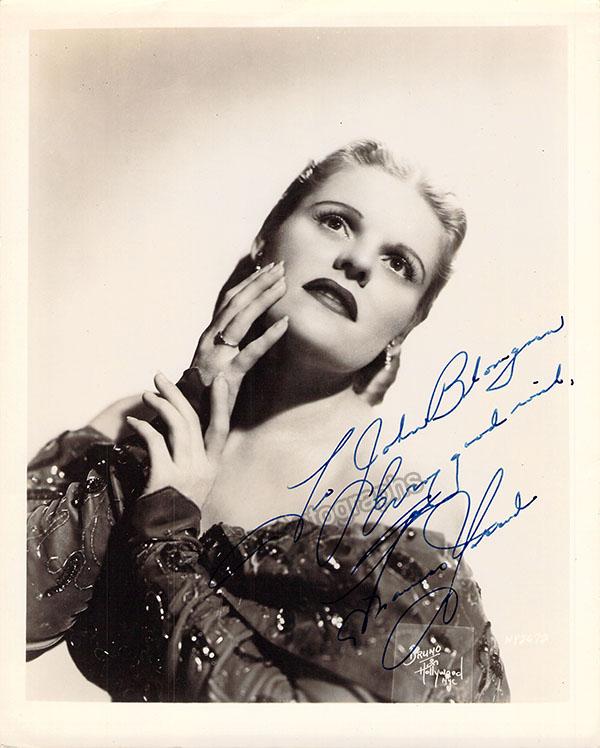 Frances Yeend Autographs – Tamino