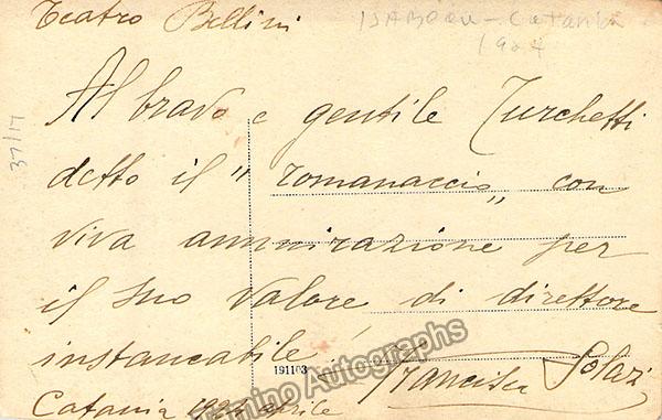 SOLARI, Francisca – Tamino Autographs