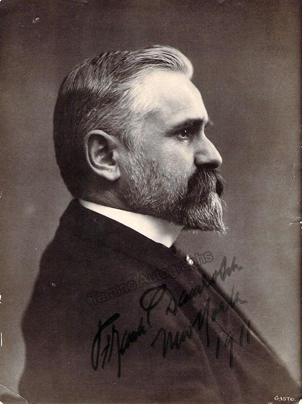 Damrosch, Frank - Signed Photo 1911 – Tamino
