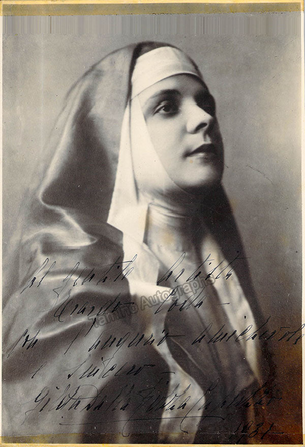DALLA RIZZA, Gilda (Various Autographs) – Tamino Autographs