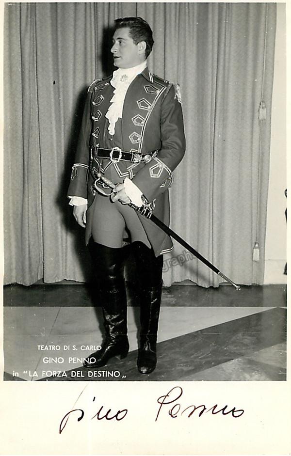 PENNO, Gino - Signed Photo | Genuine Signed – Tamino