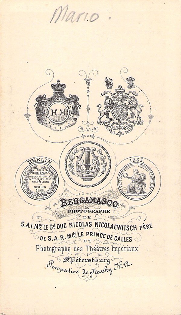 Giovanni Mario Photographs Vintage CDV Various Options – Tamino