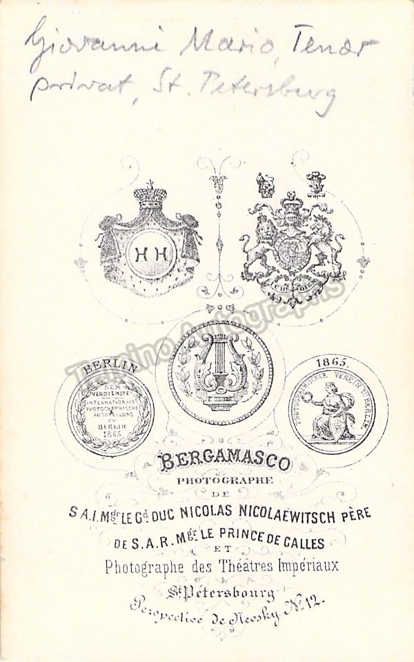 Giovanni Mario Photographs Vintage CDV Various Options – Tamino