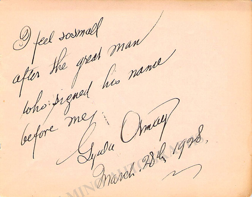 Opera Singers 1900s to 1940s - Autographed Lot of 37 Items – Tamino