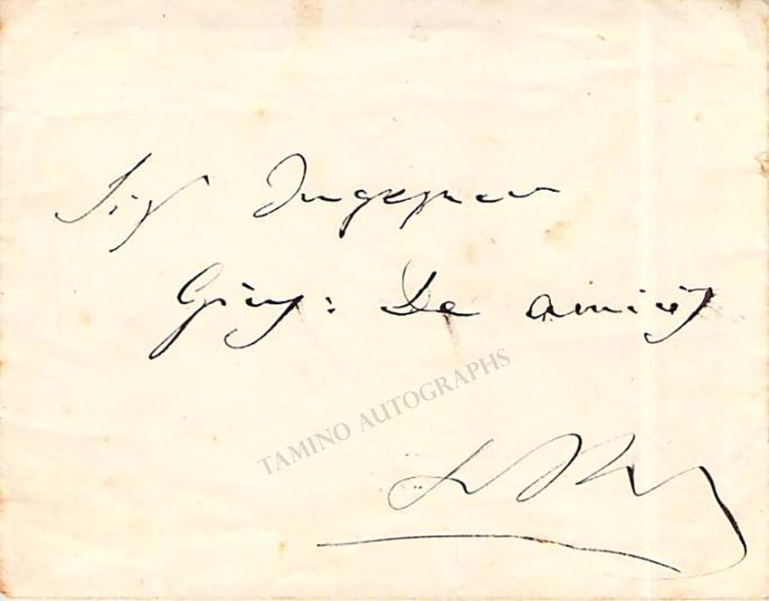Giuseppe Verdi Signature