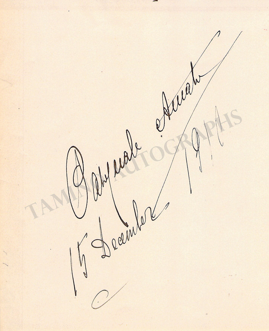 Opera Singers Autographs Signatures Lot x 74 1910s-1930s – Tamino
