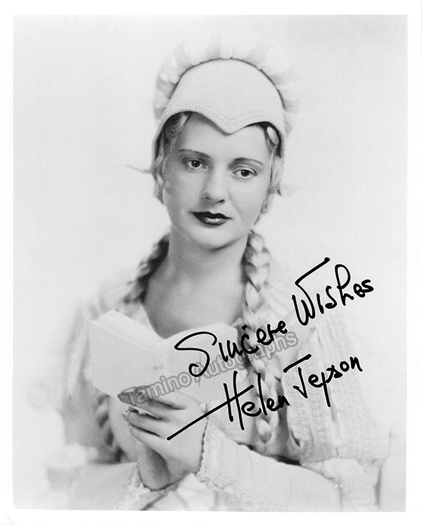 Helen Jepson Autographs – Tamino