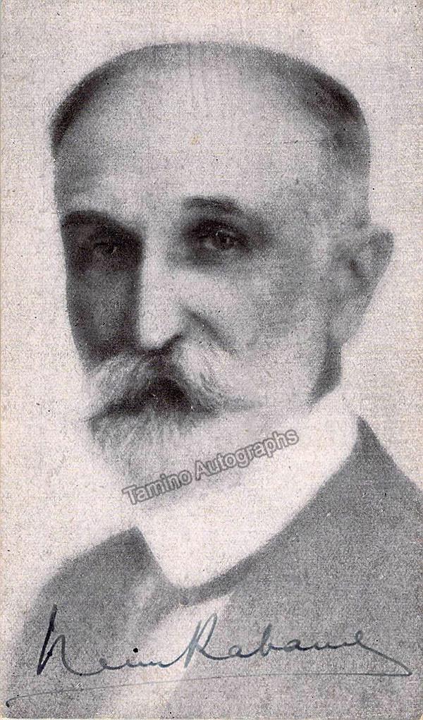 Rabaud, Henri - Signed Photo