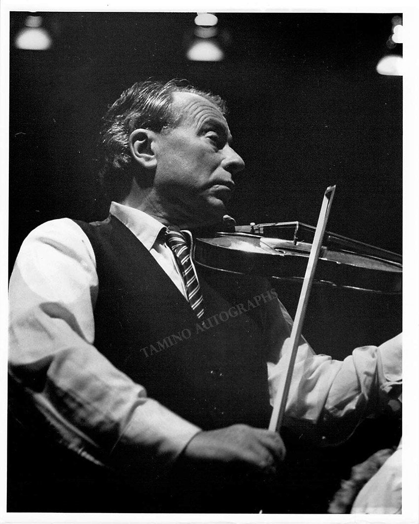 Szeryng, Henryk - Original Photos in Performance – Tamino