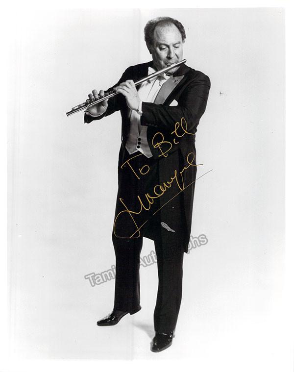 Jean-Pierre Rampal Autograph - Photo in Performance – Tamino