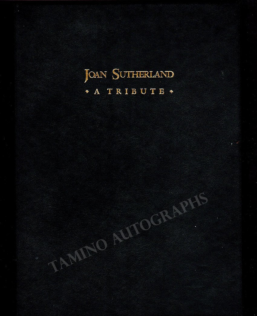 Joan Sutherland Autograph Signed Book "Joan Sutherland" – Tamino