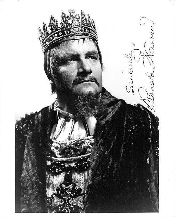 Leonard Warren Autographs – Tamino