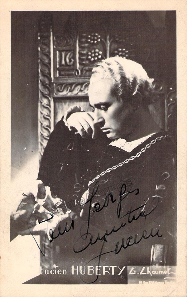 HUBERTY, Lucien - Signed Photo | Authentic Guaranteed – Tamino
