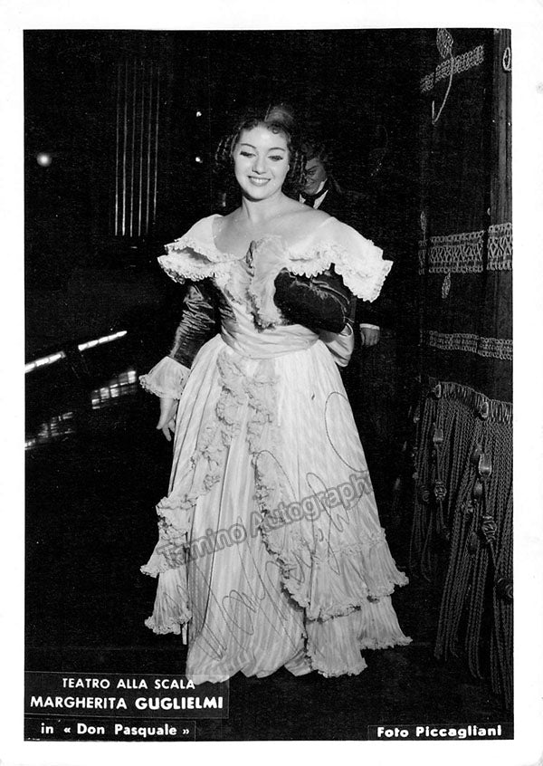 GUGLIELMI, Margherita (Various Autographs) – Tamino