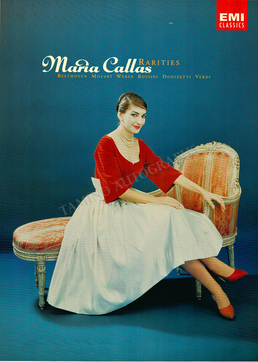 Maria Callas Poster EMI Records Rarities – Tamino