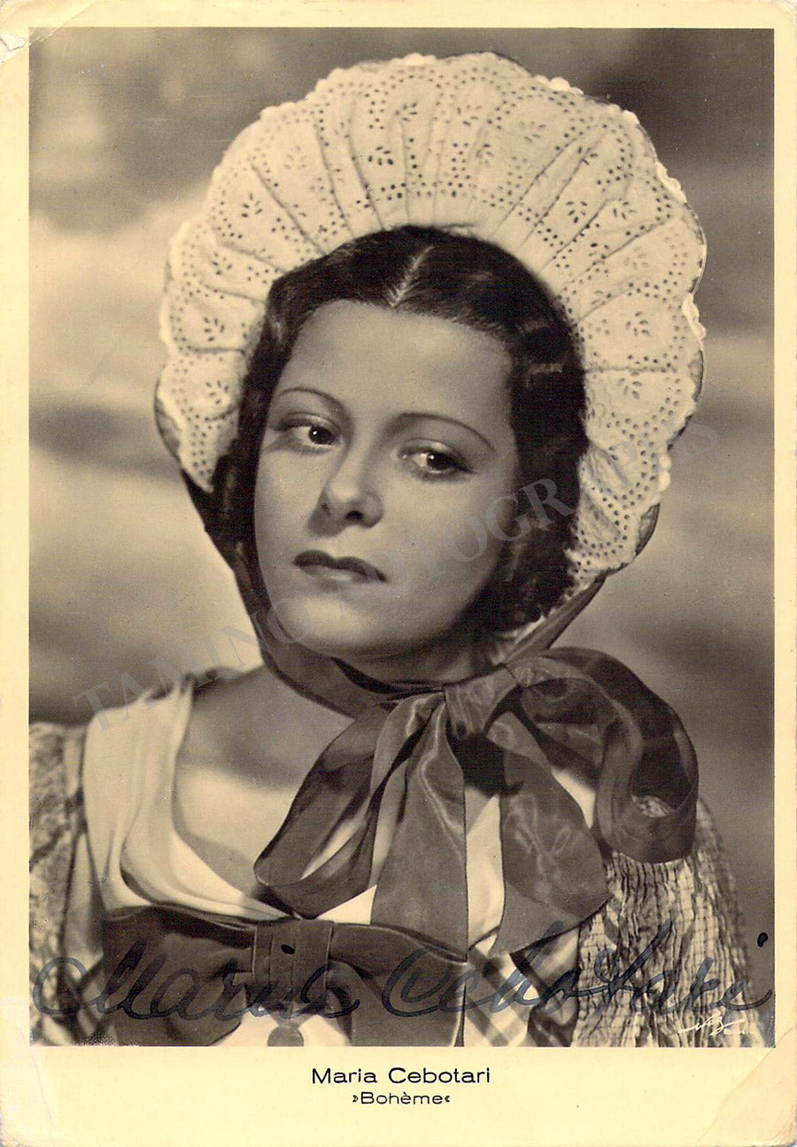 Maria Cebotari Autographs (Different Options) – Tamino