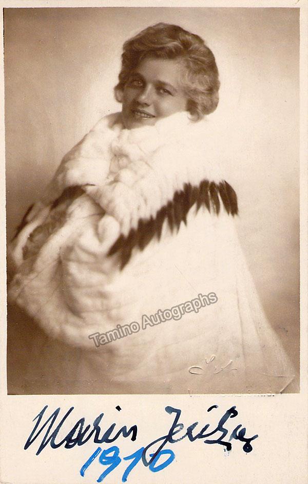 Maria Jeritza Autographs – Tamino Autographs