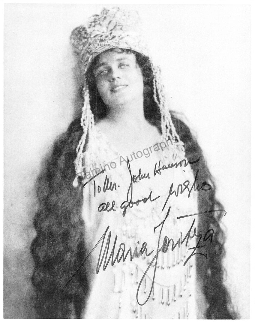 Maria Jeritza Autographs – Tamino Autographs