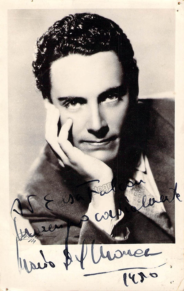 Mario Del Monaco Autographs (Different Choices) – Tamino