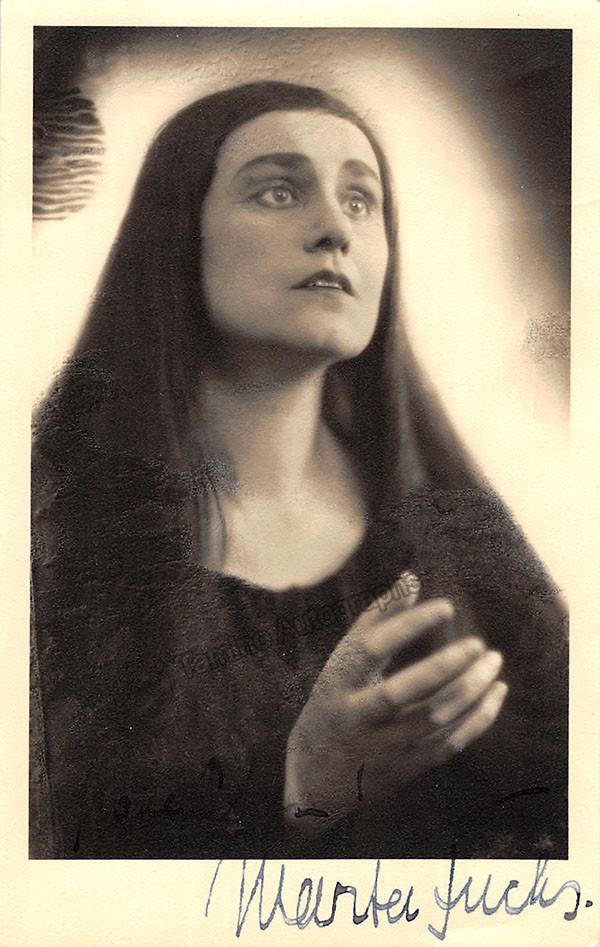 FUCHS, Marta - Signed Photo | Genuine Signed – Tamino Autographs