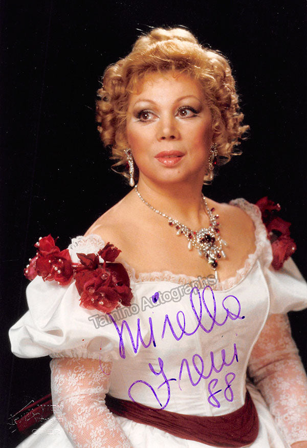 Mirella Freni Autographs – Tamino Autographs