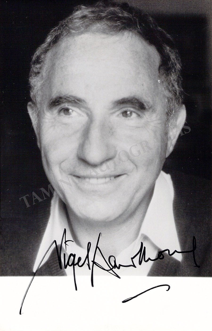 Nigel Hawthorne autograph photograph & Card – Tamino