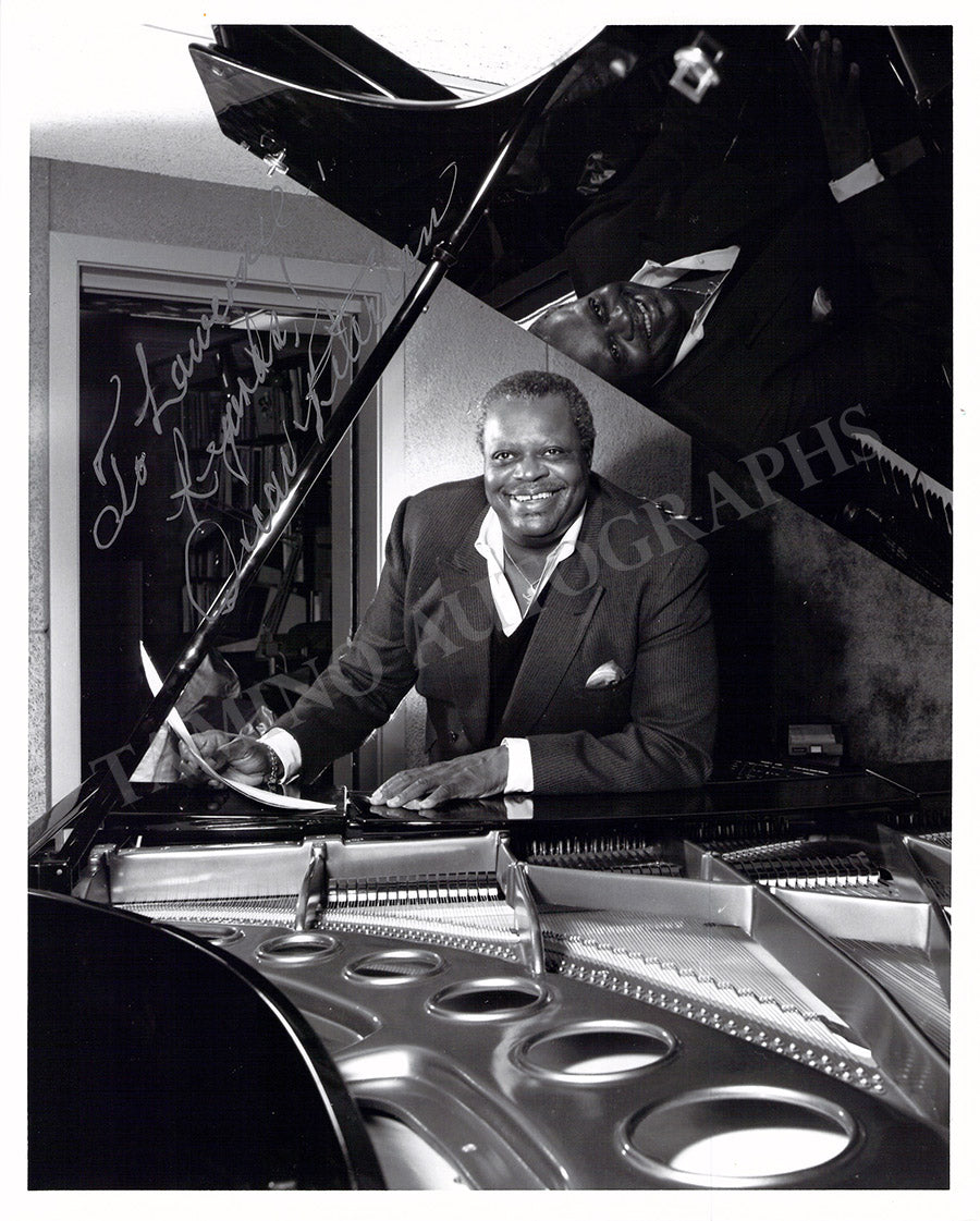 Oscar Peterson Autograph Photograph – Tamino