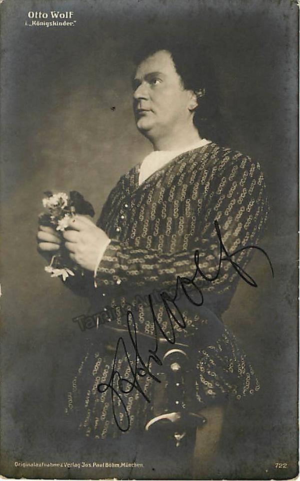 Otto Wolf Autographs – Tamino Autographs