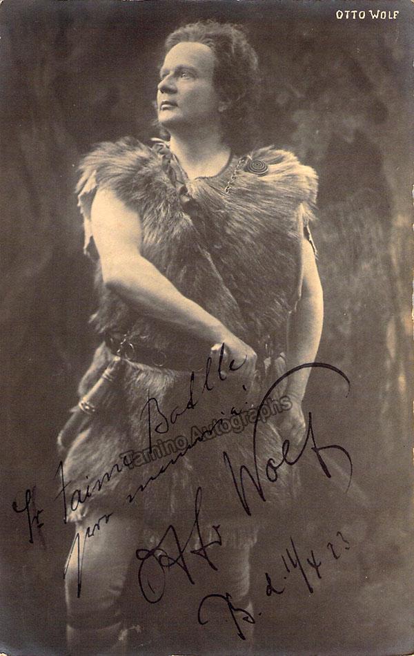 Otto Wolf Autographs – Tamino Autographs