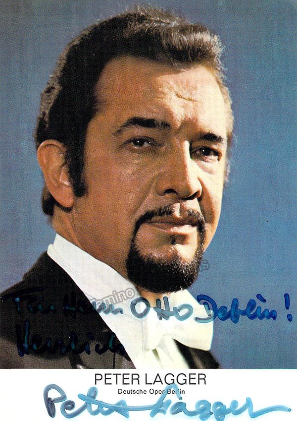 LAGGER, Peter (Various Autographs) – Tamino Autographs