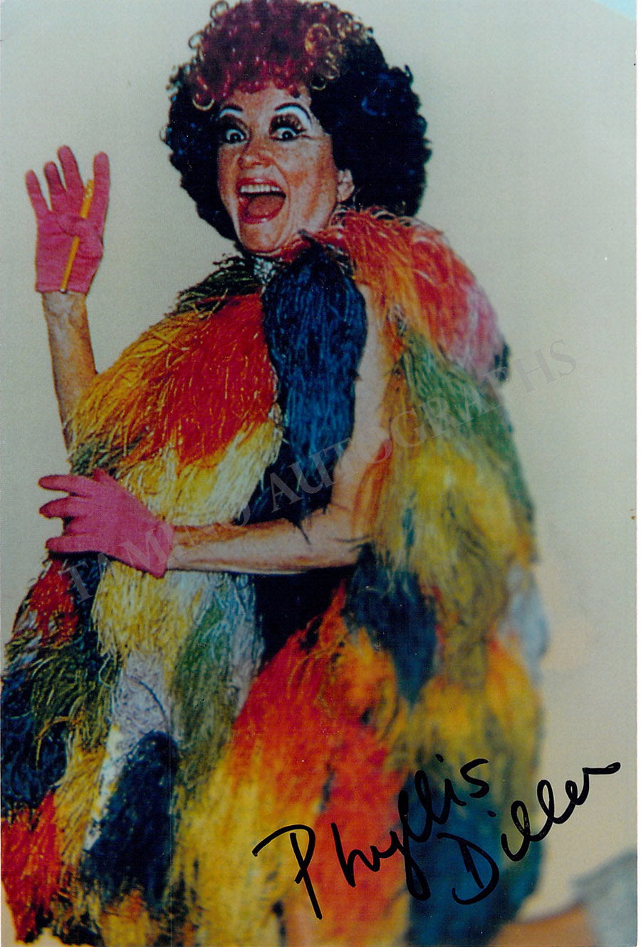 Phyllis Diller Autograph Signed Photograph