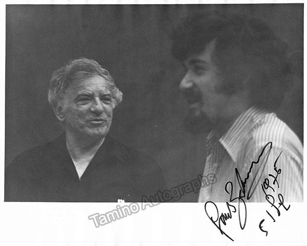 Pinchas Zukerman Autograph Signed Photo 1975 – Tamino Autographs