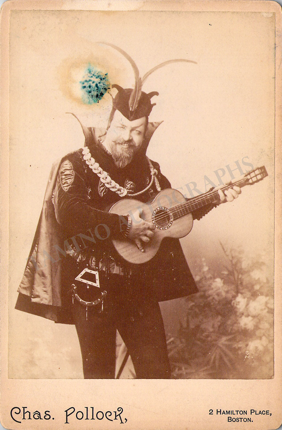 Plancon, Pol - Cabinet Photograph as Mephistopheles in Faust – Tamino