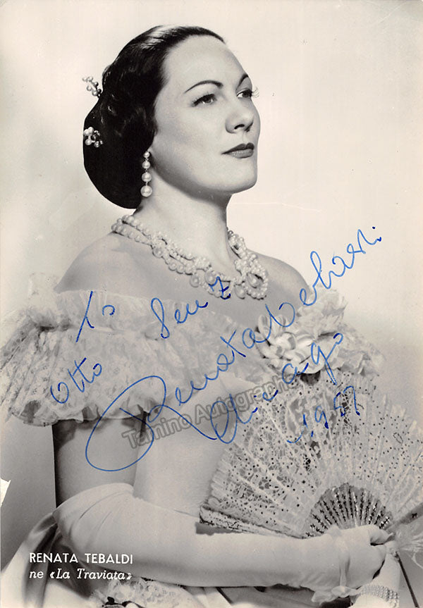 Renata Tebaldi Autographs – Tamino Autographs