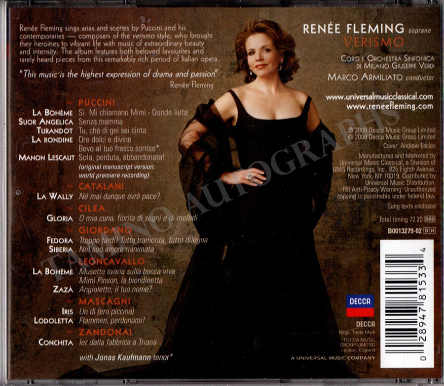 FLEMING, Renee (Various Autographs) – Tamino Autographs