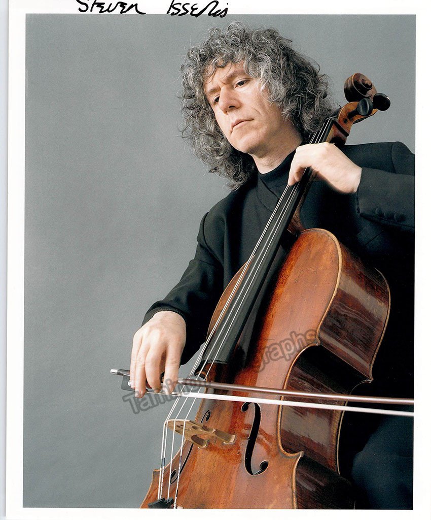 Steven Isserlis Autograph Signed Photo Playing Cello – Tamino Autographs