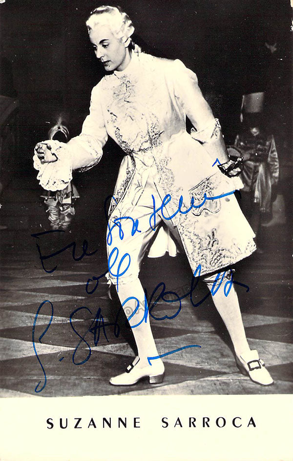 SARROCA, Suzanne (Various Autographs) – Tamino