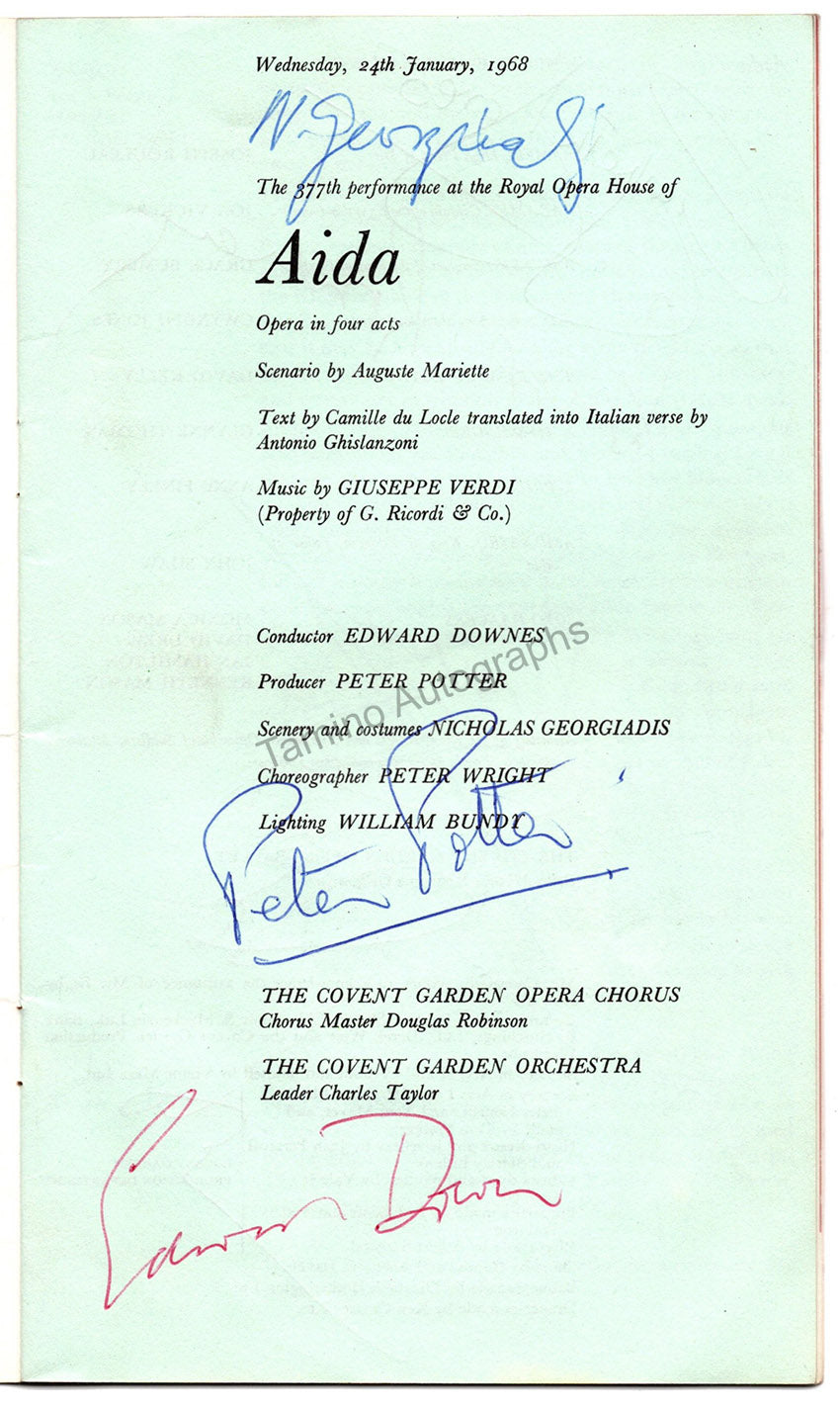 ROH Covent Garden - Signed Opera Programs 1947-1988 (Various Options I ...