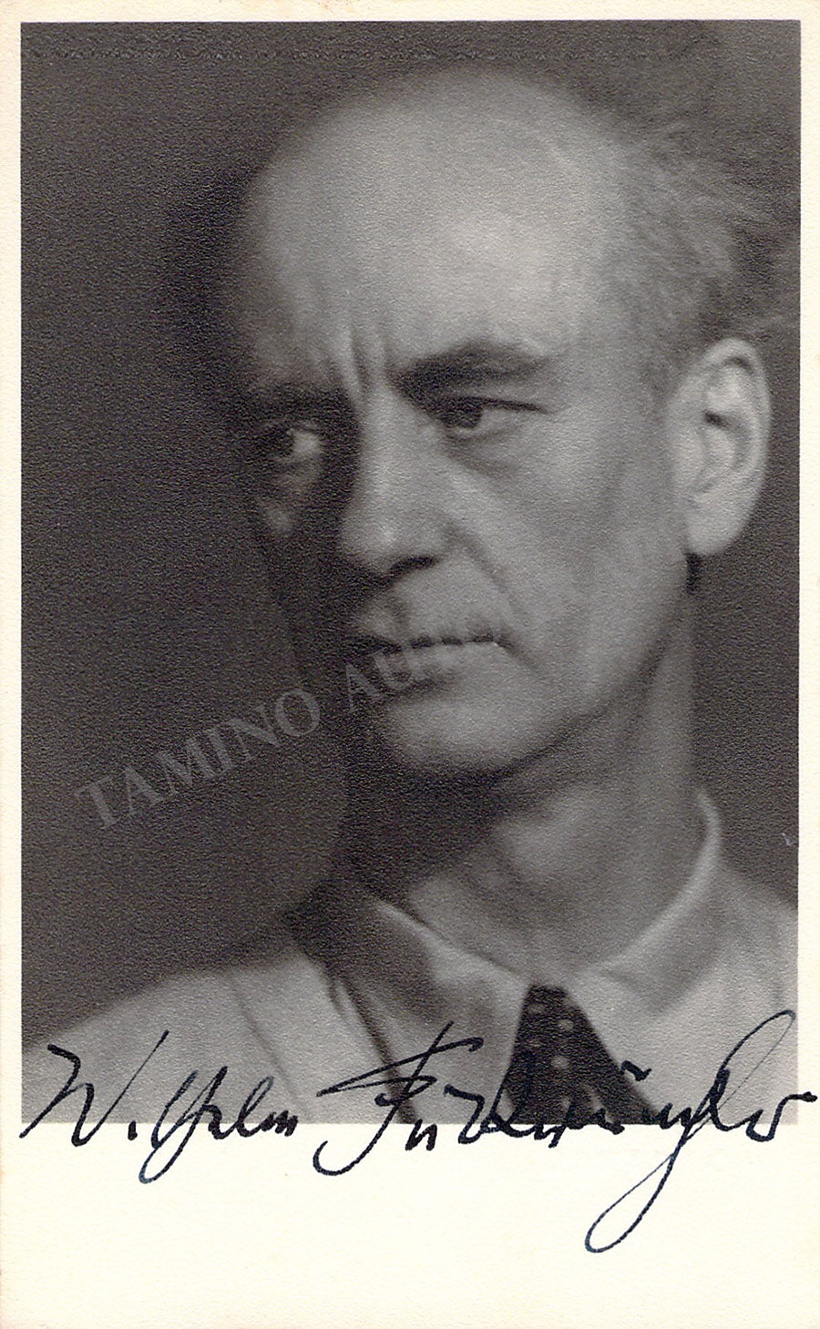 Wilhelm Furtwangler autograph Signed Photograph – Tamino