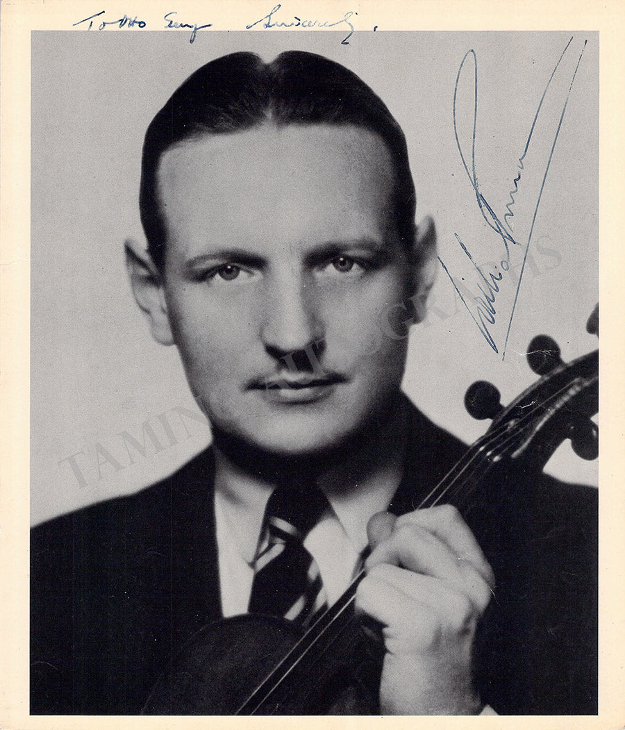 William Primrose Autograph Photograph – Tamino