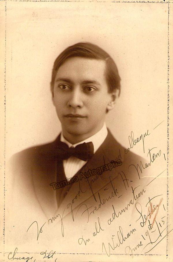 William Lester Autograph Signed Photograph 1915 – Tamino