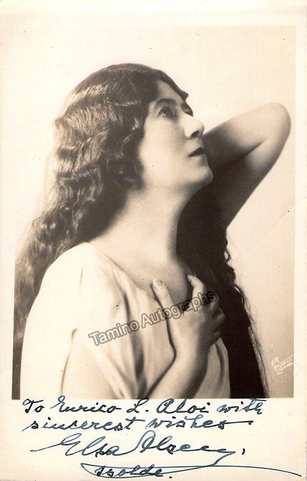 Elsa Alsen Signed Photo – Tamino