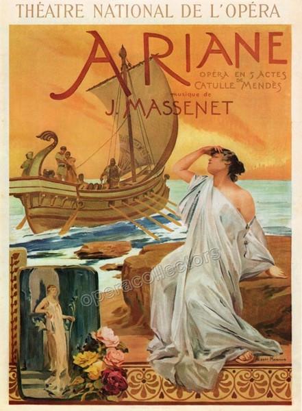 Ariane - Opera by Jules Massenet - Poster 1906 – Tamino