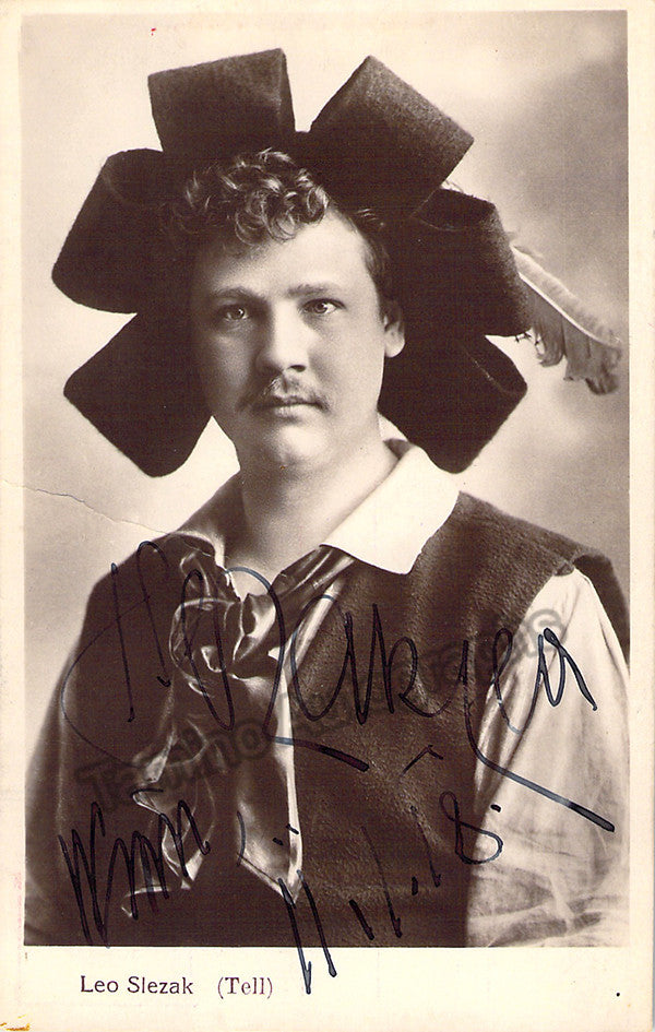 SLEZAK, Leo - Signed Photo | Authentic Guaranteed – Tamino