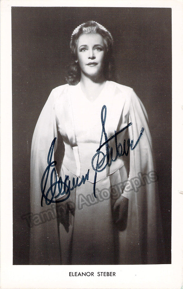 STEBER, Eleanor - Signed Photo | Authentic Guaranteed – Tamino Autographs