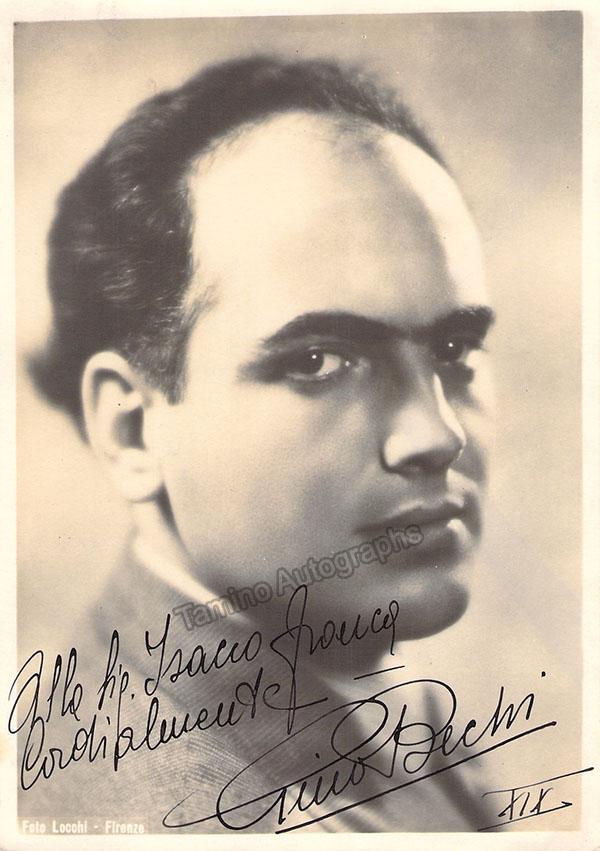 Gino Bechi Autographs – Tamino