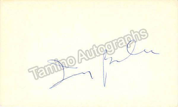 Irving Berlin Autograph Signature on Card – Tamino