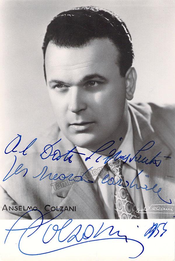 Anselmo Colzani Autographs – Tamino