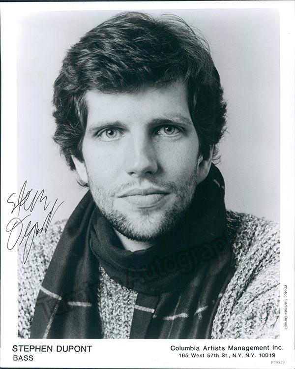 Stephen Dupont Signed Photo – Tamino
