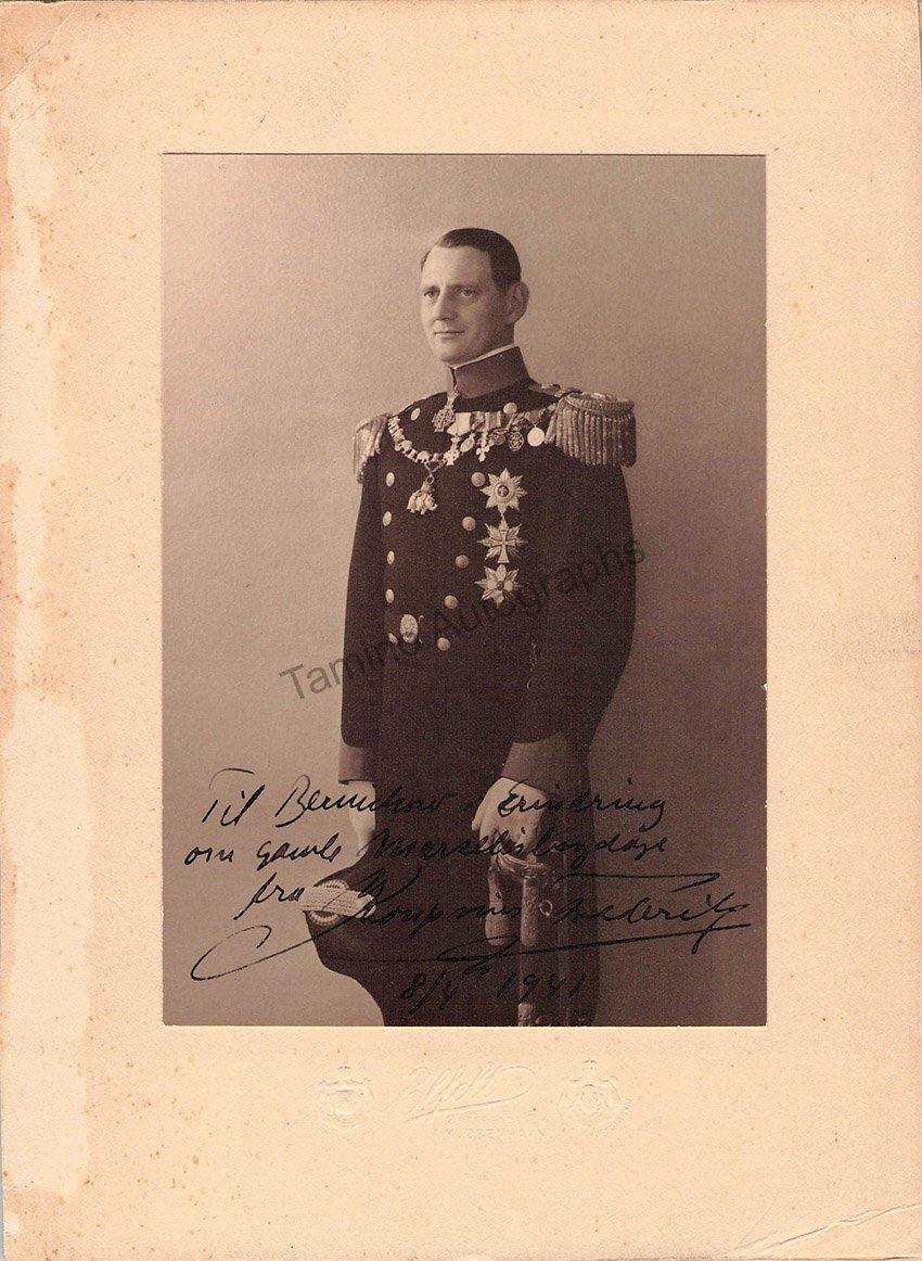 Frederick IX of Denmark Autograph Signed Photograph 1941 – Tamino
